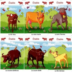 Jeu des 7 Familles - Animaux - Jeux de société - Piatnik